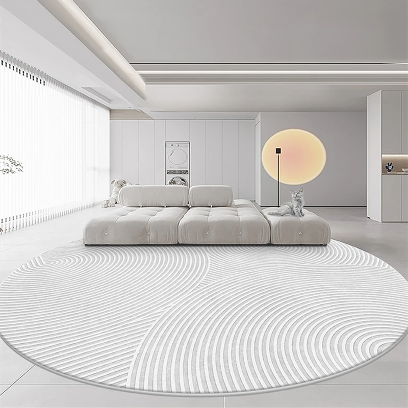 Modern Art Minimalist Round Rugs Living Room Decoration Large Area ...
