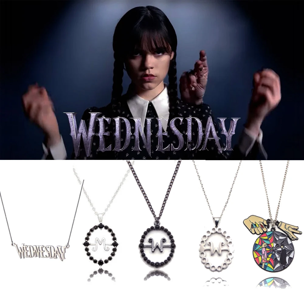 Wednesday Addams Enid Necklace Ophelia Hall Window Room Thing Hand ...