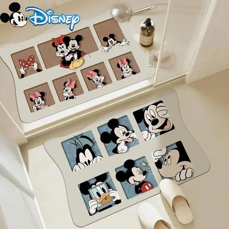 Disney-Mickey-Mouse-Bath-Mats-Door-Mat-Rug-Carpet-Crystal-Velvet-Foot ...