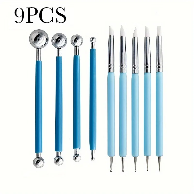 9pcs-Pottery-Tool-Pieces-Stylus-Tools-2-Way-Total-10-Different-DIY ...