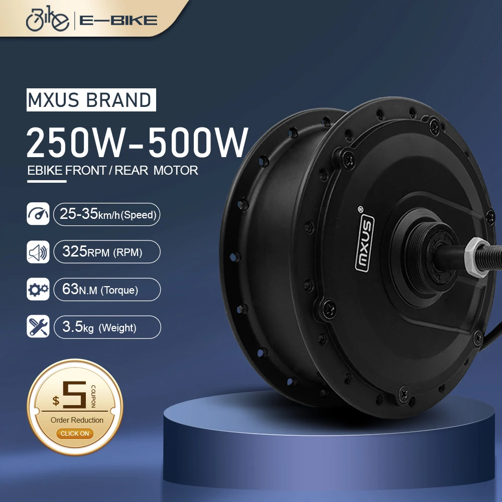 MXUS-Motor-250W-350W-500W-XF07-XF08-XF15-Ebike-Motor-Brushless-Gear-Hub ...