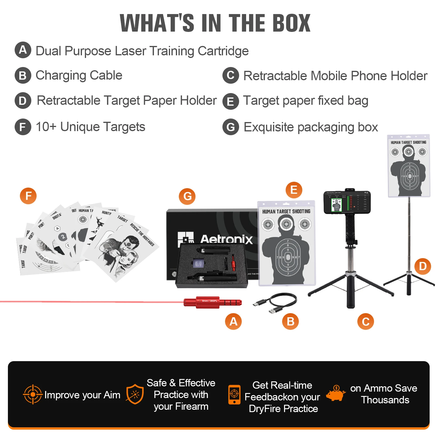Professional Electronic Target Holder with Mobile Phone Stand Target ...
