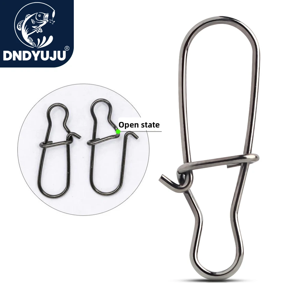 DNDYUJU-150pcs-lot-Fast-Clip-Lock-Fishing-Connector-Stainless-Steel ...