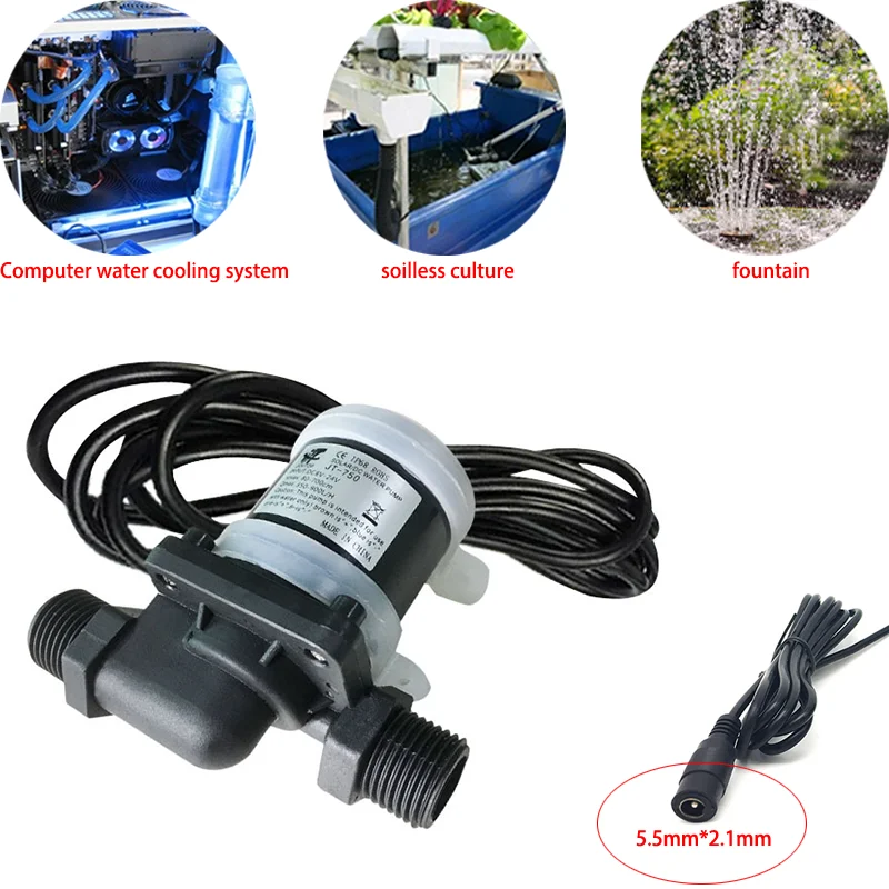 JT-750D-Miniature-Submersible-Pump-DC-12V-24V-Super-Quiet-Solar-Water ...