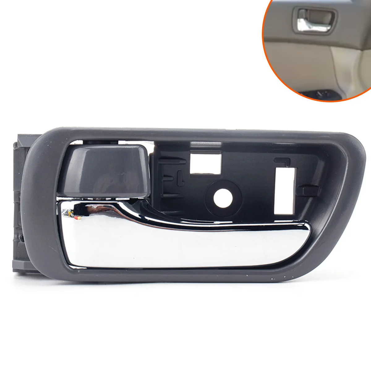 Car Interior Accessories Gray Left Right Inner Door Handle Cover For ...