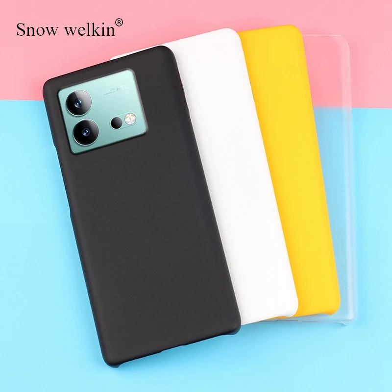 For iQOO Neo 8 Neo8 Pro Luxury Rubberized Matte Hard Plastic Case Cover ...