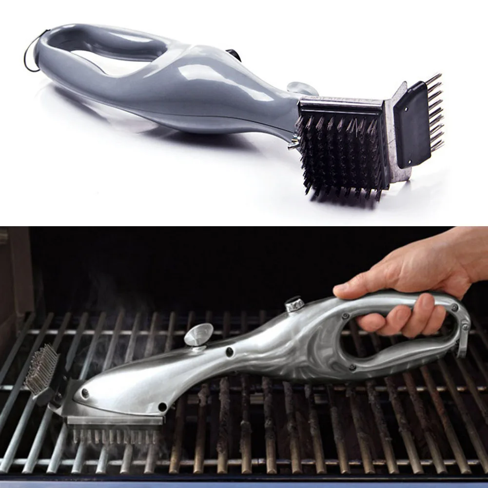 1pcs-BBQ-Grill-Steam-Cleaning-Grill-Brush-Stainless-Steel-Brush-Outdoor ...