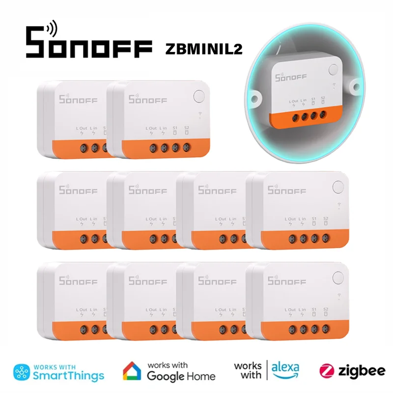 SONOFF interruptor inteligente ZBMINI L2 Zigbee, dispositivo de Control ...