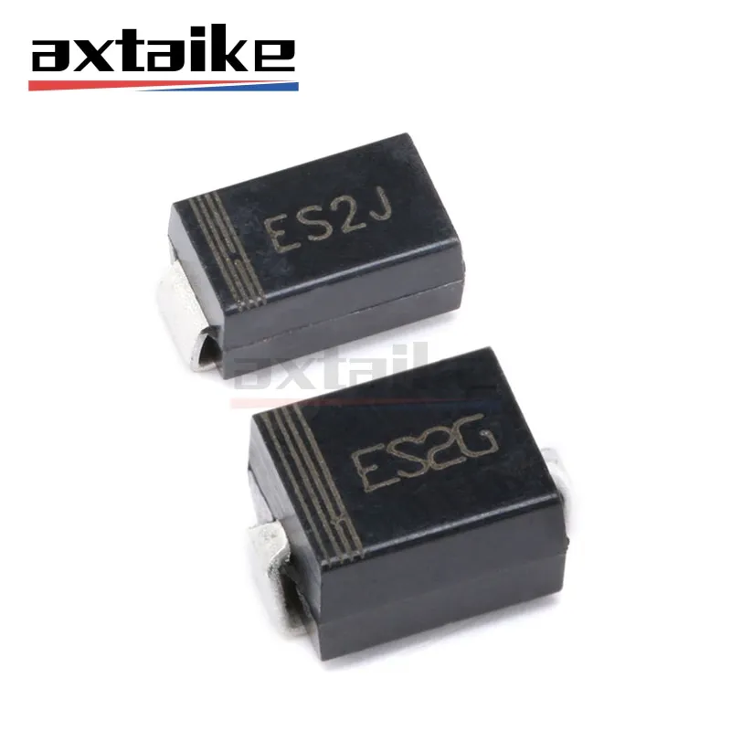 100PCS-ES2D-ES2G-ES2J-ES2M-SMA-SMB-DO-214AC-DO-214AA-2A-200V-400V-600V ...