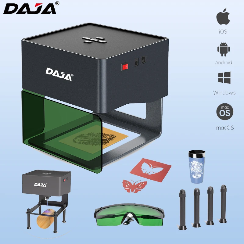 DAJA-DJ6-Laser-Engraver-3W-CNC-Laser-Cutting-Engraving-Machine-Mini ...