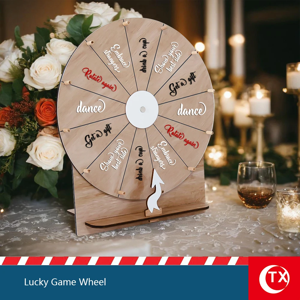Wedding Game Spinning Wheel Erasable Spinning Wheel Game Prize Wheel ...