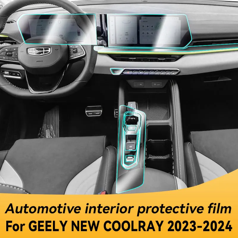 For-GEELY-NEW-COOLRAY-2023-2024-Gearbox-Panel-Navigation-Automotive-Interior-Protective-Film ...