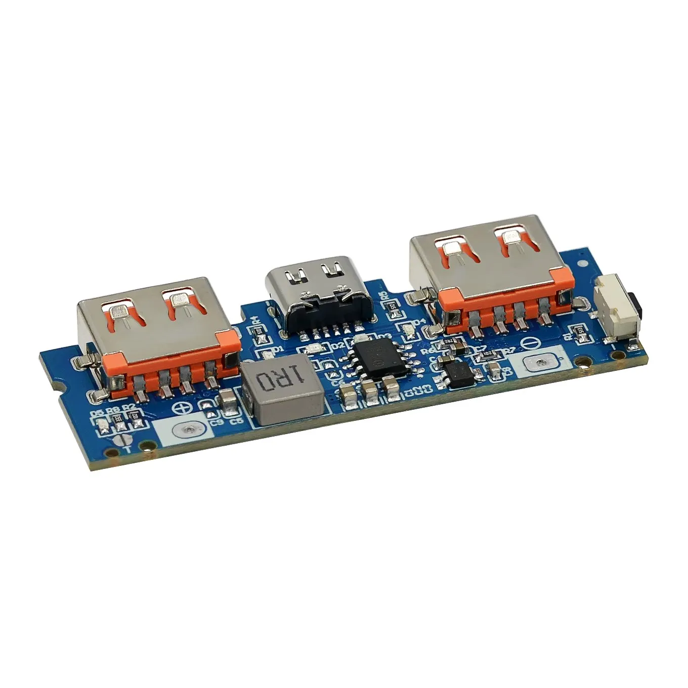 Lithium-Battery-Charger-Board-LED-Dual-USB-5V-2-4A-Micro-Type-C-USB ...