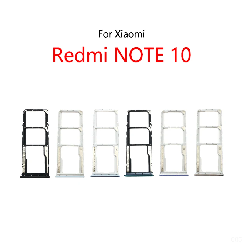 For Xiaomi Redmi NOTE 10 SIM Card Slot Tray Holder Sim Card Reader Socket