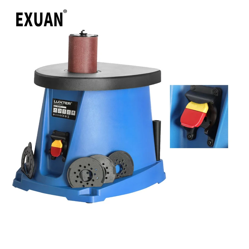 14-Inch-Desktop-Sand-Column-Machine-220V-Woodworking-Shaft-Sand-Stick ...