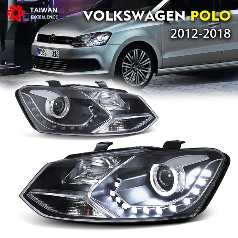 Car-light-headlights-for-volkswagen-POLO-2012-2018-LED-light-suitable ...