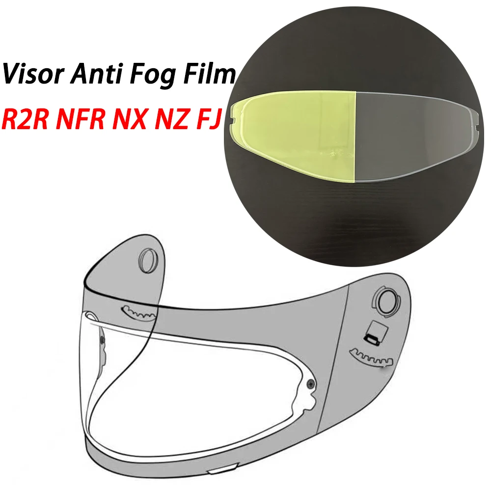 Visor Shield Anti Fog Film Fit for KYT R2R NFR NX NZ FJ Helmet Face ...