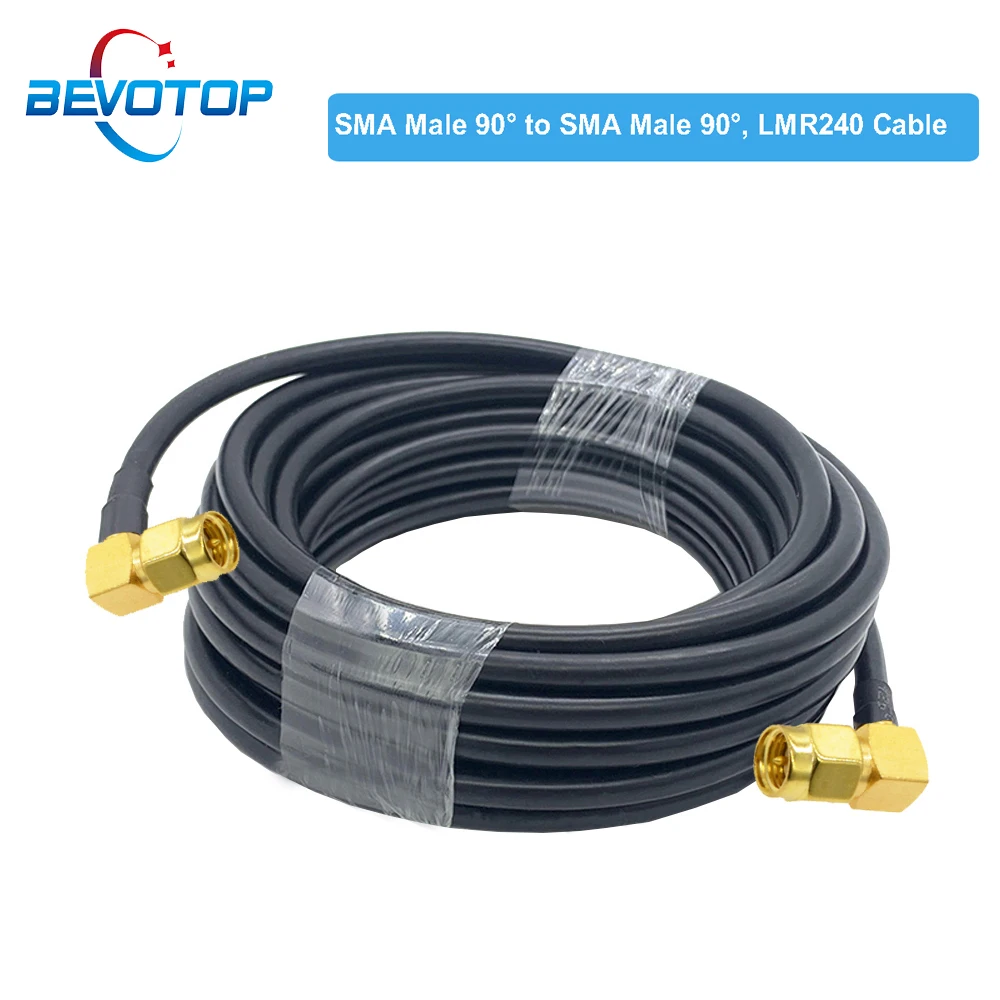 LMR240-Cable-SMA-Male-90-to-SMA-Male-90-RF-Coaxial-Cable-50-4-50ohm ...