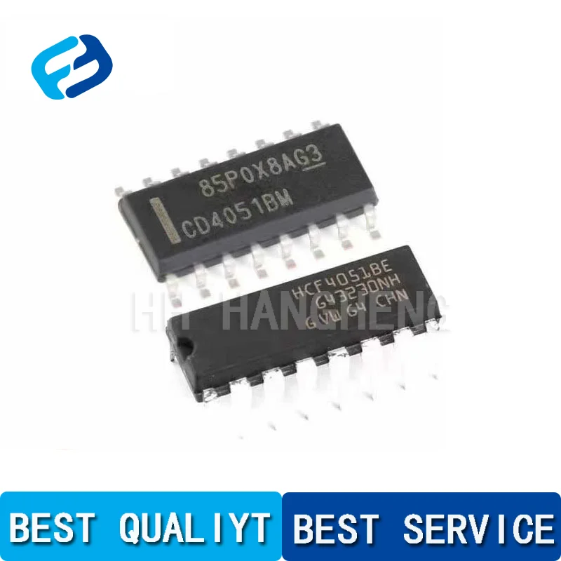 10PCS-LOT-CD4051-CD4051BM-CD4051BM96-HEF4051BT-HEF4051-HCF4051-MUX-DEMUX-One-Out-Of-Eight-Analog ...