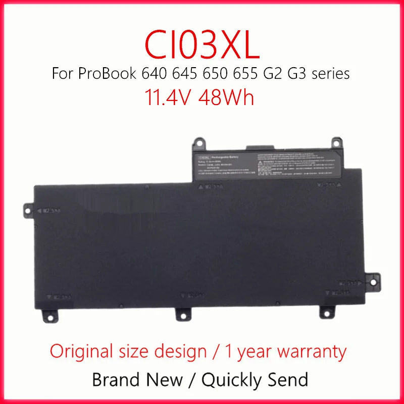 CI03XL CI03 Laptop Battery For HP ProBook 640 645 650 655 G2 G3 ...