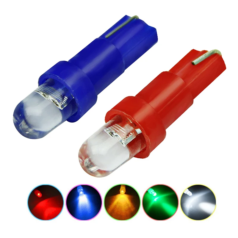 20PCS-T5-w1-2w-LED-Car-LEDs-Interior-Lamp-Dashboard-Gauge-Instrument ...