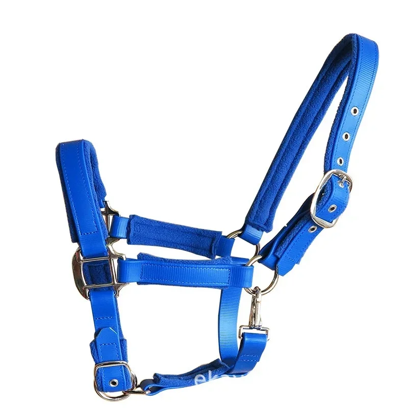 New-Soft-Padded-Horse-Halter-Bridle-PVC-Headstall-Head-Collar-Horse ...