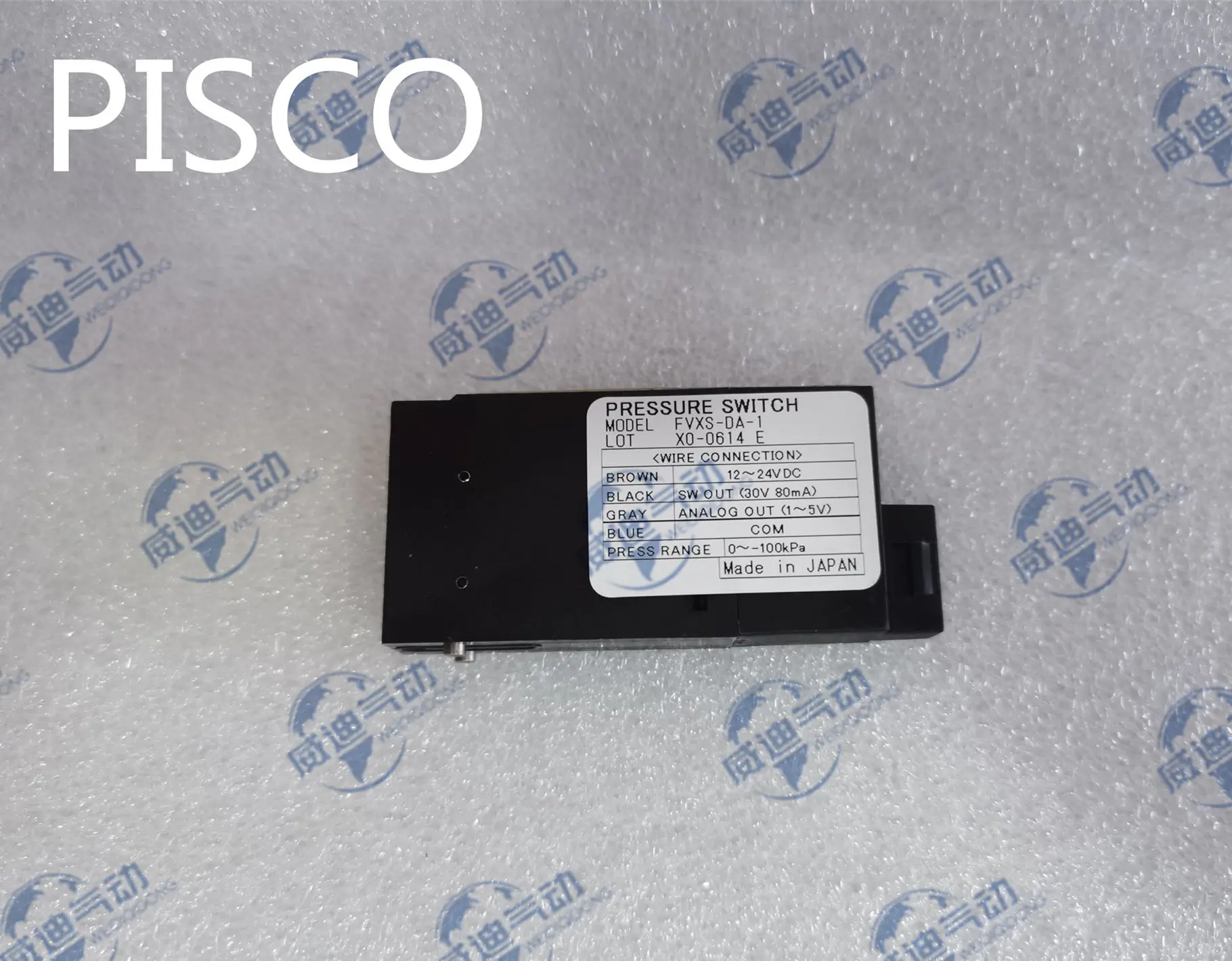 PISCO Vacuum Ejector FVXS-DA-2/FVXS-DW-1/VXH10-46J-D24-DW-D