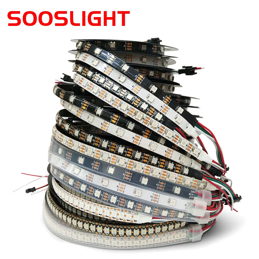 WS2812B-Led-Strip-WS2812-RGB-Individually-Addressable-Smart-Lights ...