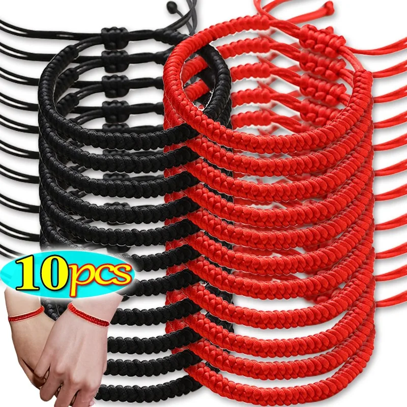 10-5-1Pcs-Lucky-Red-Thread-Bracelet-Couple-Tibetan-Buddhist-Adjustable ...