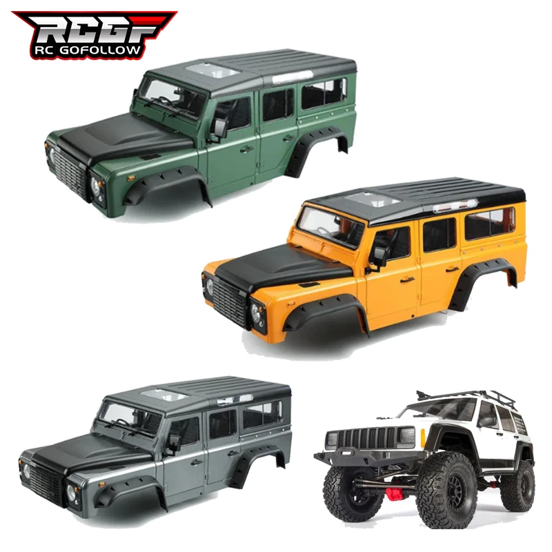 RCGOFOLLOW-Hard-Plastic-313mm-12-3in-Wheelbase-D110-Defender-Body-Shell ...