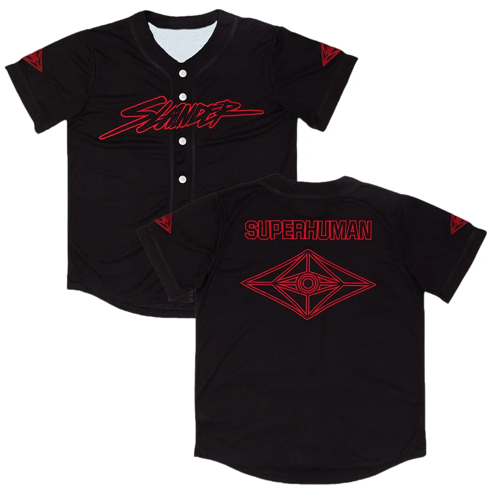 Slander-Merch-Black-Red-Festival-Jersey-Baseball-Jersey-Thin-Button ...