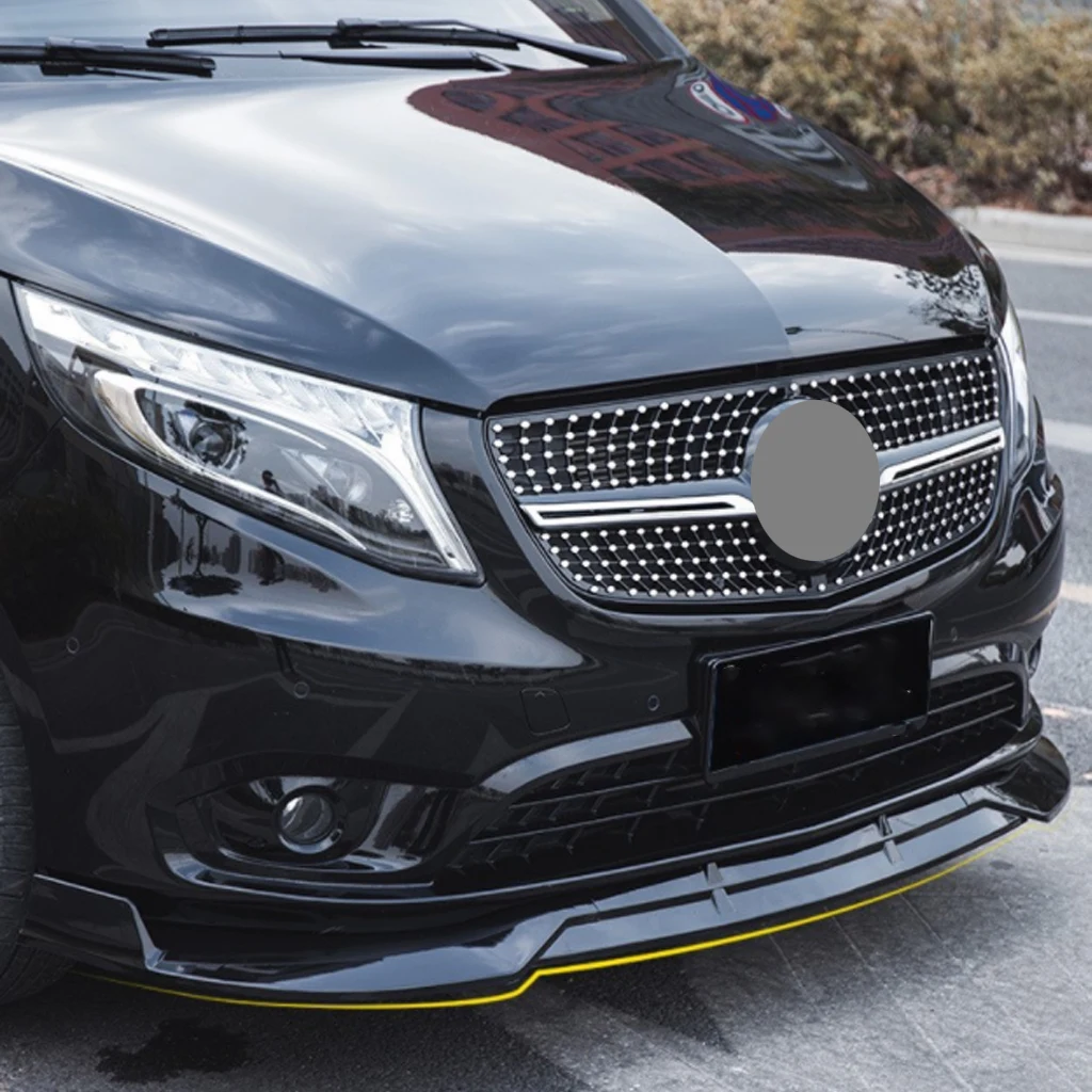 Front-Bumper-Lip-Spoiler-Splitter-For-Mercedes-Benz-VITO-W447-V250-V260 ...