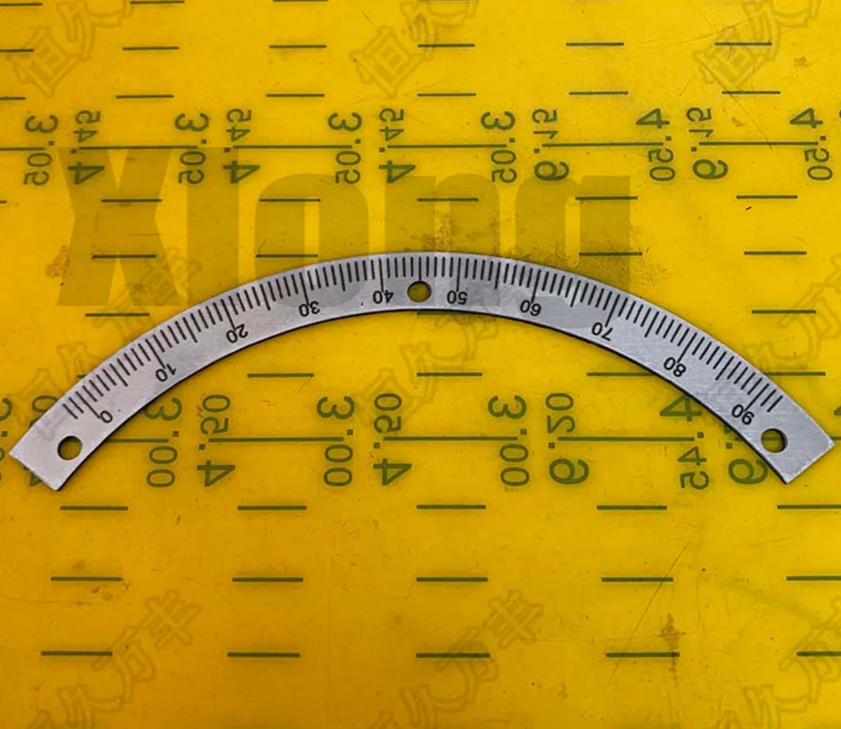 Outer Diameter: 150mm 90 Degree Counterclockwise Semicircular Dial ...