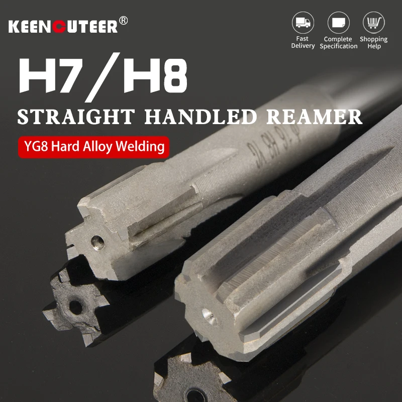 HSS-H7-H8-Straight-Shank-Machine-Reamer-High-Precision-Carbide-Insert-6mm-20mm-Tungsten-Carbide ...