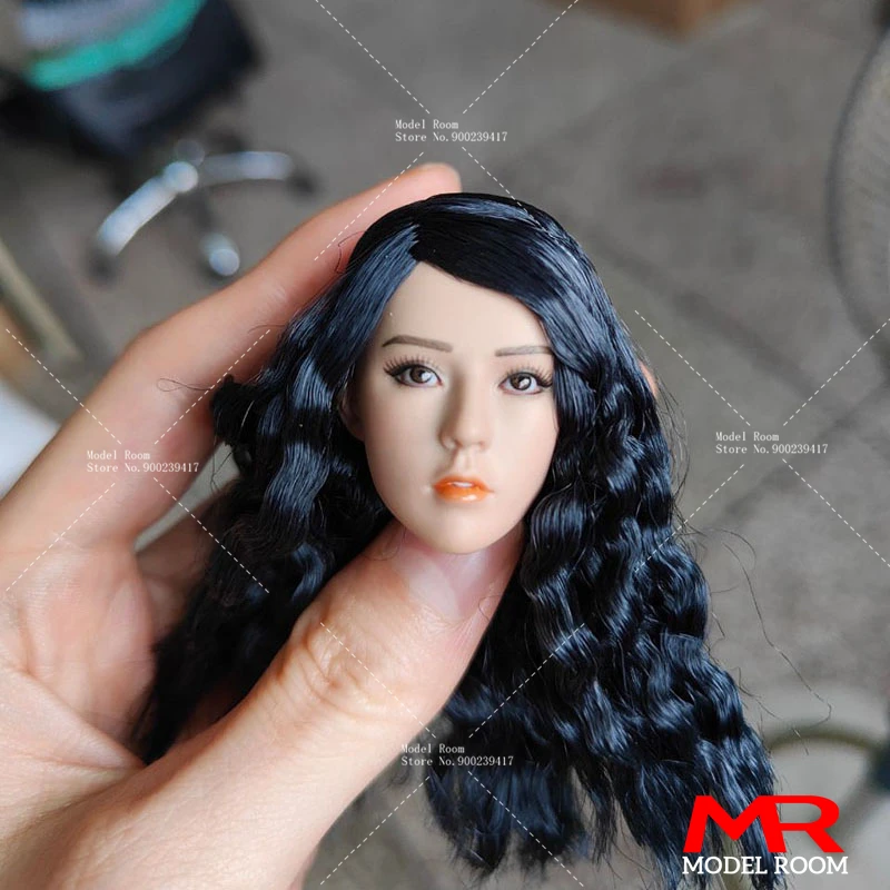 TBLeague-PL2022-190-1-6-Female-Warrior-Black-Hair-Head-Sculpt-Carving ...