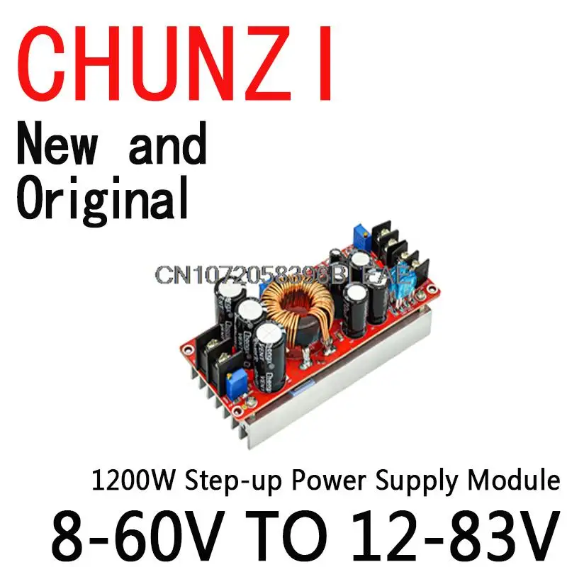 1200W 20A DC Converter Boost Car Step-up Power Supply Module 8-60V To ...