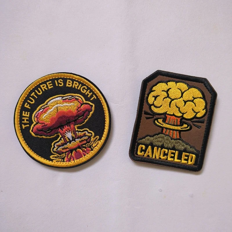 canceled-atomic-bomb-fallout-patches-embroidered-patches-hook-back-t ...