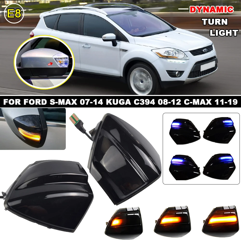 LED-Flowing-Rearview-Side-Wing-Mirror-Light-Turn-Signal-Light-Lamp ...