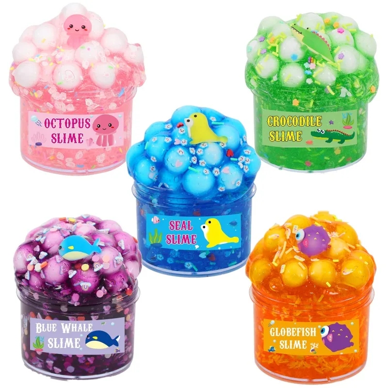 70ml-Squishy-Slime-Prank-Sensory-Toys-Ocean-Theme-Seal-Jellyfish ...
