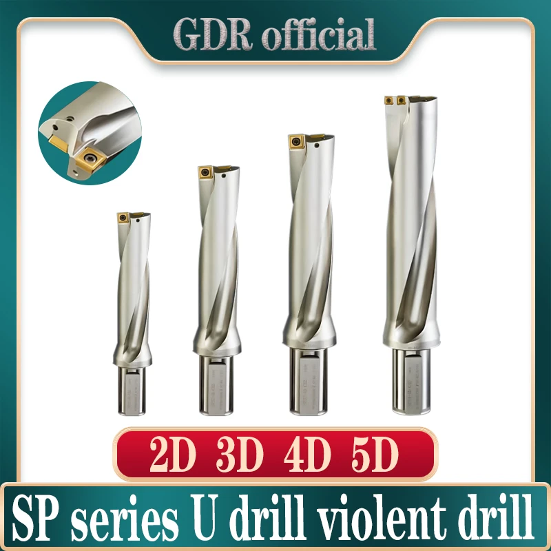 High Quality Wc Sp Drill Bits U Drill C20 C25 C32 Sp Series Drill Bits 2d 3d 4d 5d Metal Drill ...
