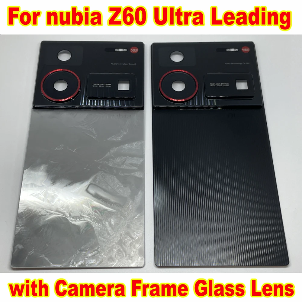 Original Glass Back Cover For ZTE nubia Z60 Ultra Leading Lid Housing ...