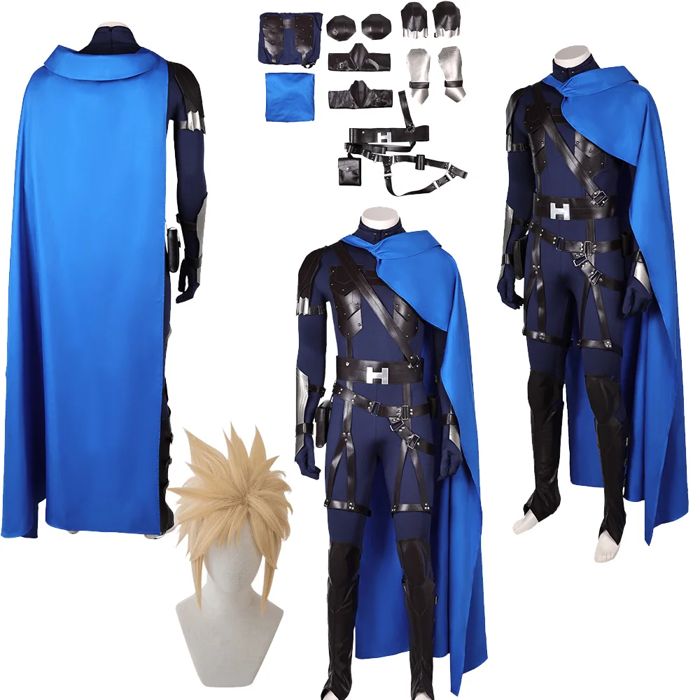 Game-Cloud-Strife-Cosplay-Fighter-Costume-Final-Cos-Fantasy-VII-Top ...