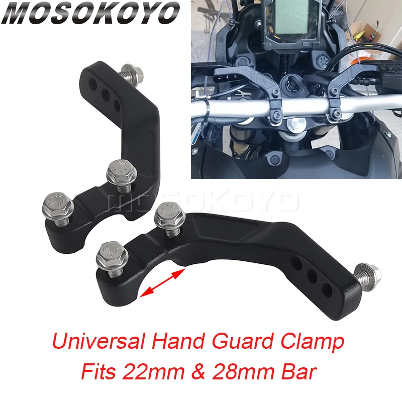 Handguard-Clamp-Enduro-22mm-28mm-Handlebar-Hand-Guard-Bracket-Mount ...