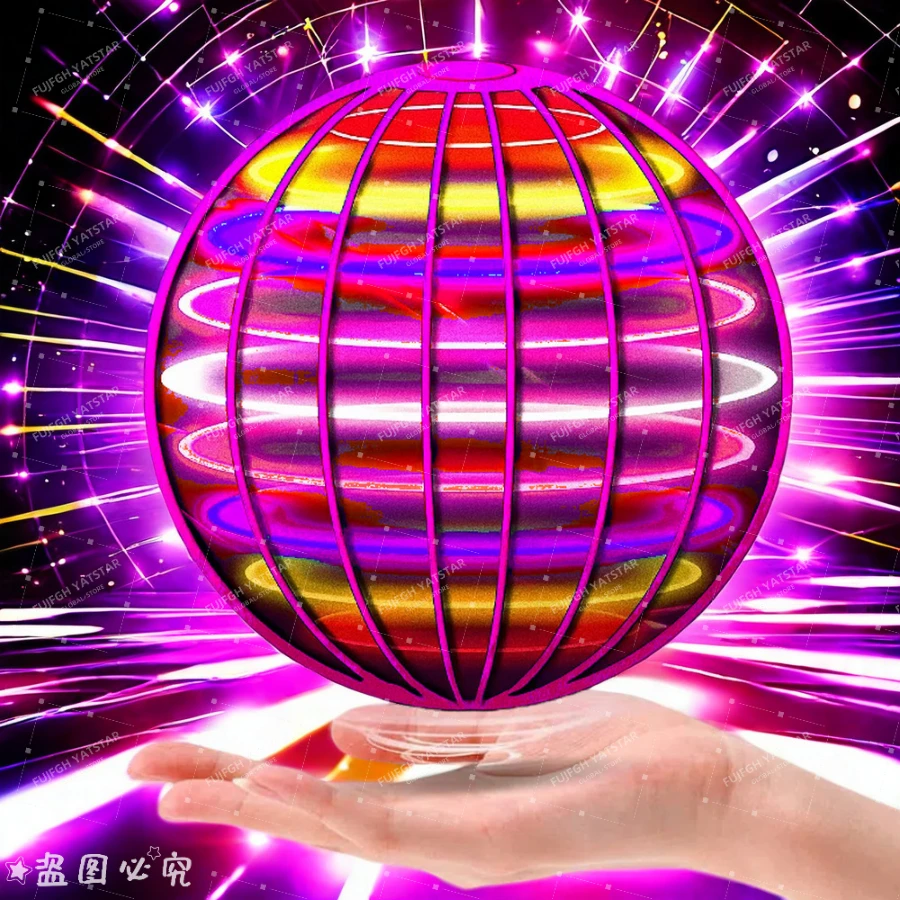 Flying-Ball-Boomerang-Flyorb-Magic-With-LED-Lights-Drone-Hover-Ball-Fly ...