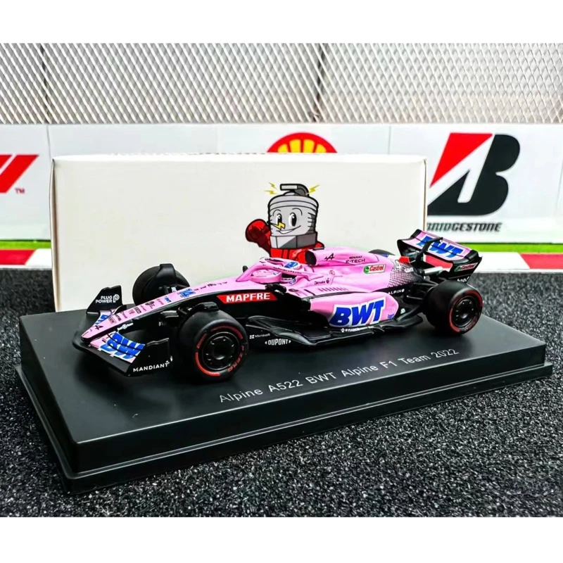 Sparks 1:64 F1 Alpine Figure A522 BWT Mercedes F1 Team NO.14 F.Alonso ...