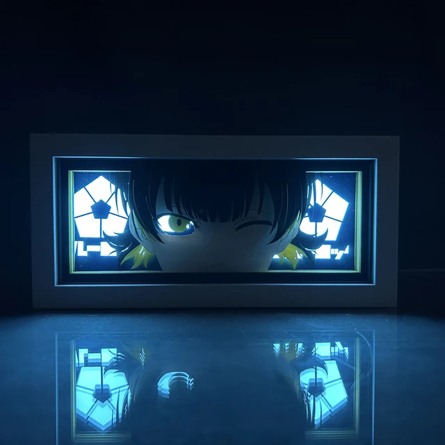 Anime Világos Doboz Kék Zár Yoichi Isagi Hálószoba Dekoráció Fénydoboz ...