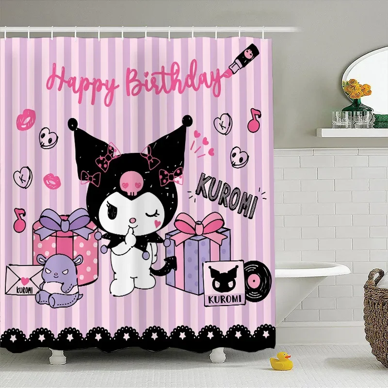 180-200cm-Sanrio-Kuromi-Anime-Plush-Cartoon-Shower-Curtains-Shower ...