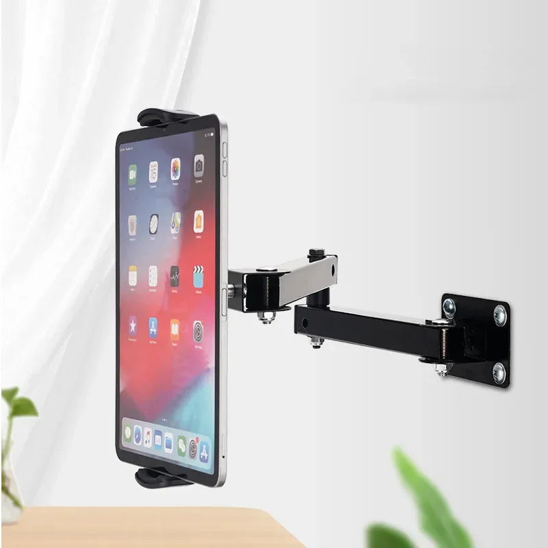 Adjustable-Wall-Mount-Tablet-Stand-Long-Arm-Stretchable-Cell-Phone-Wall ...