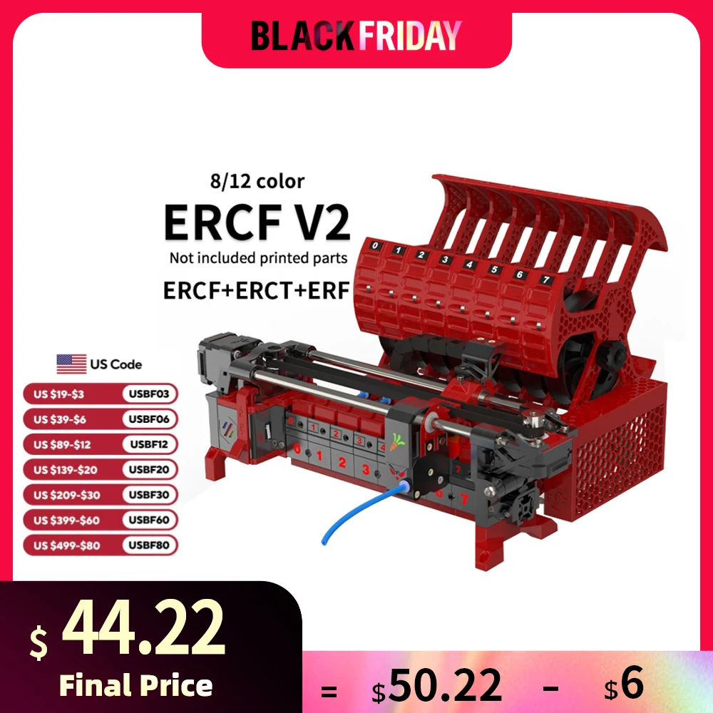 FYSETC-ERCF-V2-Kit-ERCT-ERF-8-12-Cores-Enraged-Rabbit-Impress-o ...