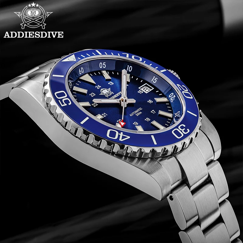 ADDIESDIVE Top Brand Sappire Automatic Mechanical Watches AD2504 Reloj ...